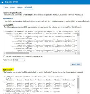 Find Fusion table query using OTBI logical query - Oracleshare