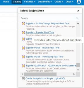 Find Fusion table query using OTBI logical query - Oracleshare